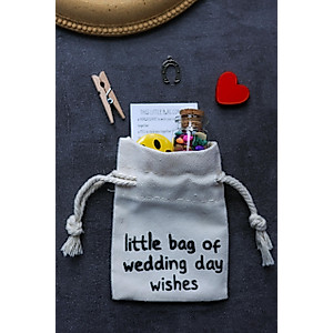 Cute Wedding Day Gifts for Bride From Best Friend, Bride Gifts, Wedding Card,Wedding Blessing Souvenirs, Beautiful Souvenirs for Honeymooner on Their Wedding Day.