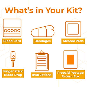 myLAB Box at Home Syphilis Test STD Test Kit at Home for Women & Men - Easy Accurate & Discreet Blood Collection Kit - Convenient at-Home STI Test - CLIA Certified Labs - FSA/HSA Eligible