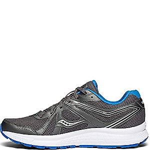 Saucony Men's Cohesion 11 Sneaker, Charcoal/Blue, 12 M US