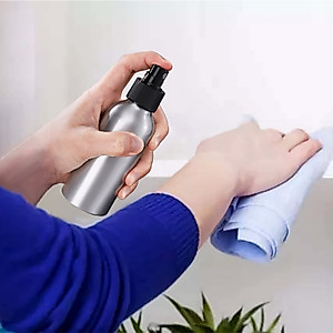 Youeon 12 Pack 4 Oz Fine Mist Spray Bottles, Aluminum Empty Spray Bottles, Reusable Bottles Small Spray Bottles for Travel, Cosmetic Perfume, Toner, Face Spray, Essential Oil Storage