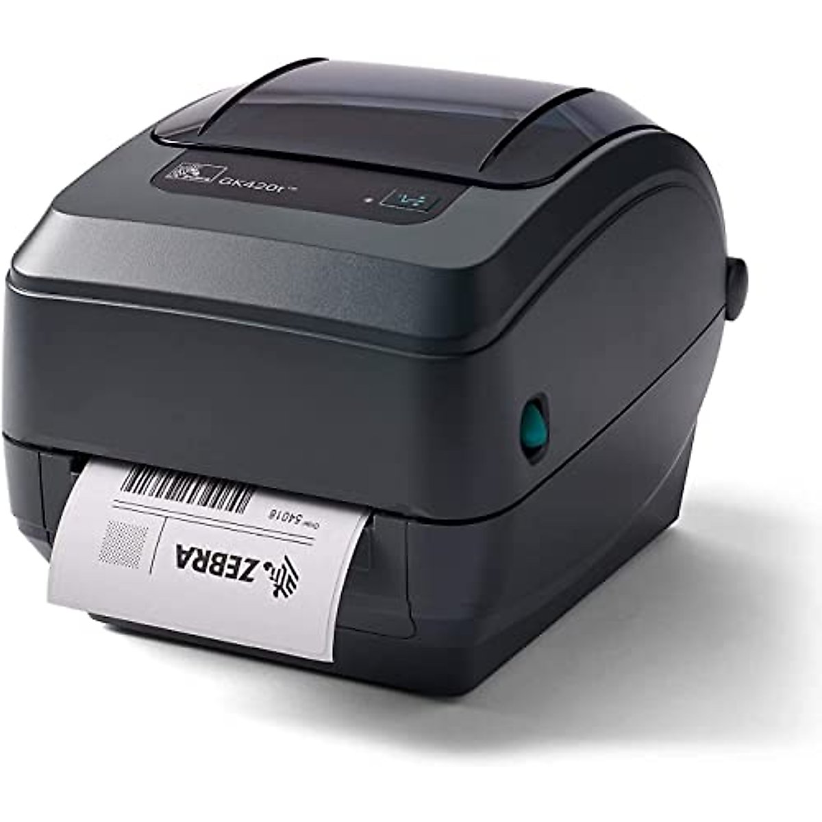 ZEBRA GK420T Thermal Transfer Desktop Monochrome Barcode Label Printer, Gray - USB, Serial and Ethernet Connectivity, 203 dpi, 4.25" Max Print Width, JTTANDS
