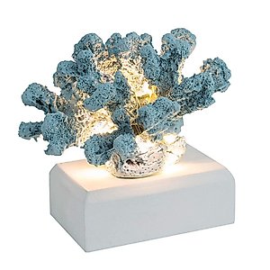 NUOBESTY Resin Coral Home Decor Coral Statue Sculpture Desk Lamp Underwater Sea Plants Decorations Office Home Accent Random Color Without Battery