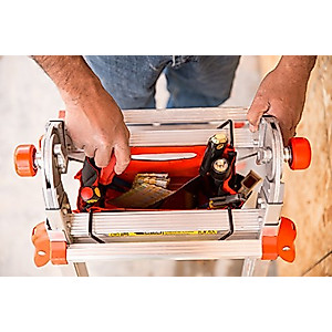 Little Giant Ladders, Cargo Hold Tool Pouch, Ladder Accessory, Nylon, (15040-001), Silver