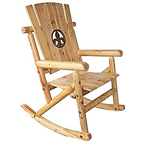 Leigh Country TX 95102 Aspen Fleur-De-Lis Rocker