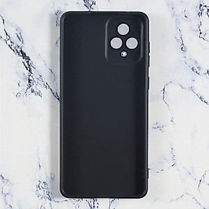 AQGG for T-Mobile Revvl 6 5G [6.52"] Case, Soft Silicone Bumper Shell Black Flexible Rubber Phone Protective Cases TPU Cover for T-Mobile Revvl 6 5G -Moon and Wolf