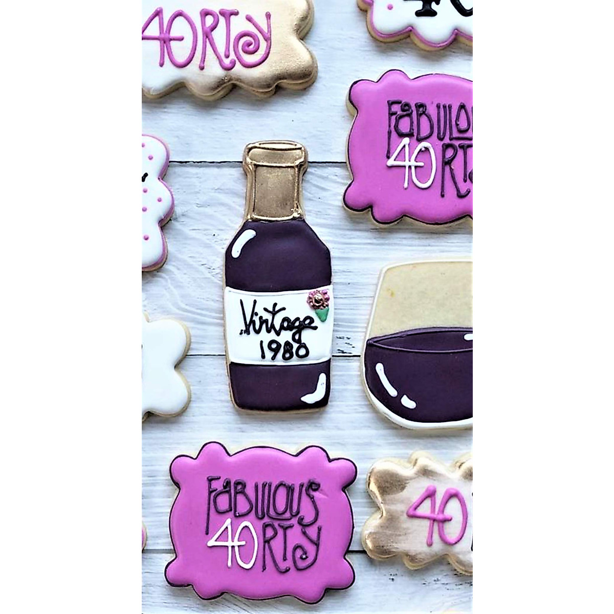 Wine Bottle Cookie Cutter, 5" Made in USA by Ann Clark