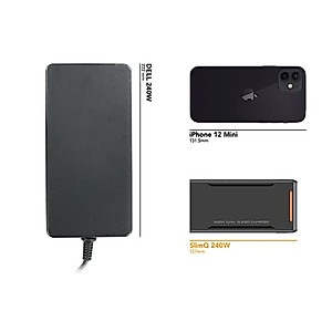 𝐒𝐥𝐢𝐦𝐐 GaN Charger for Laptop: 240W,230W,200W,180W,170W - Gaming Laptop AC Adapter for Dell,MSI,Lenovo,HP,Razer,Asus,Acer