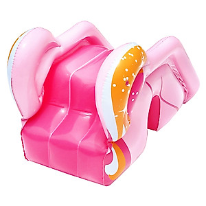 BANZAI Spray 'N Splash Unicorn Pool, Length: 78 in, Width: 60 in, Height: 32 in, Inflatable Outdoor Backyard Water Slide Splash Toy