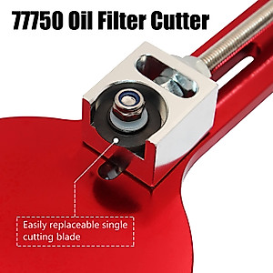 NipponAsia 77750 Oil Filter Cutter Replacement for Longacre, Suitable for Filter Cutting Range 2 3/8"-5".
