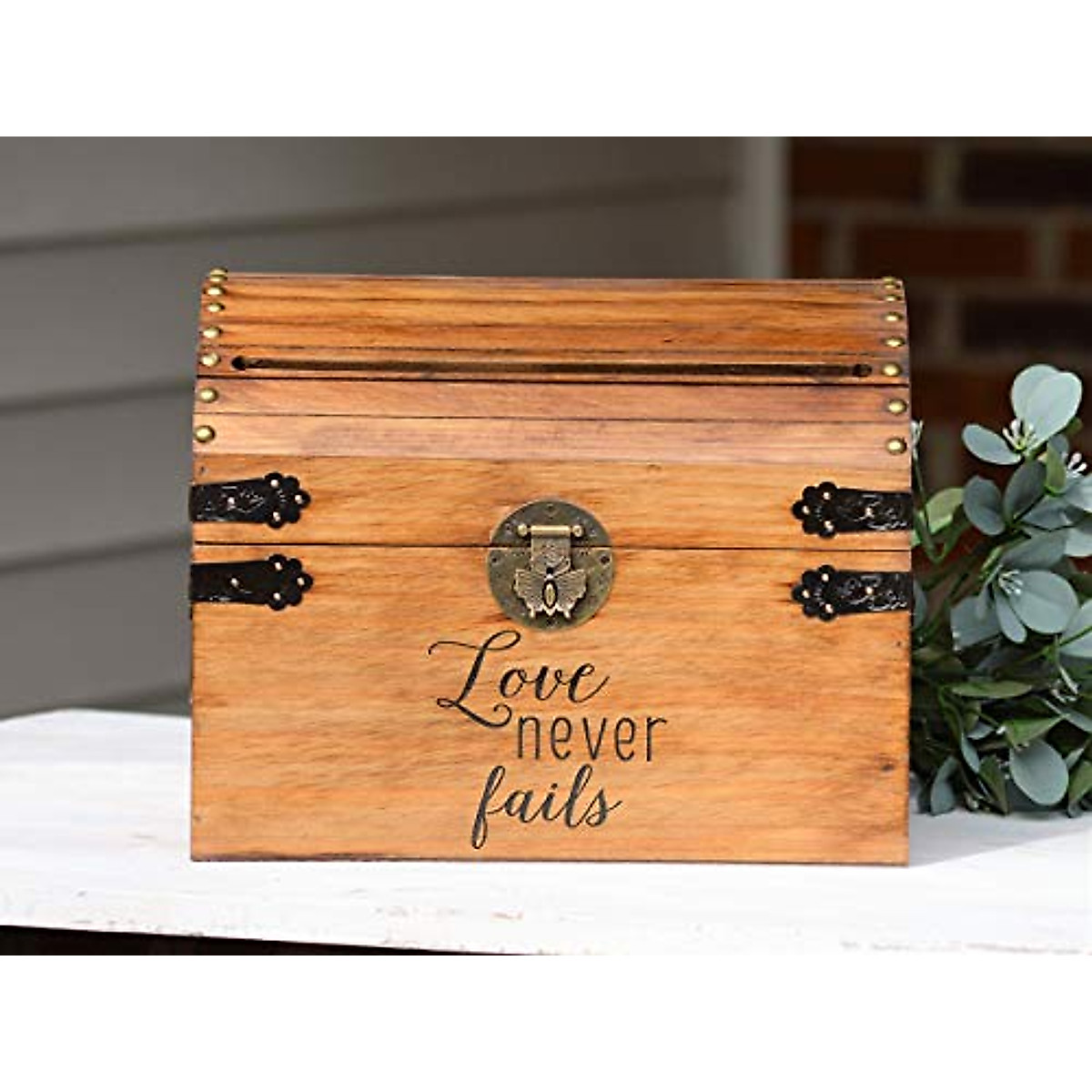 Love Never Fails Wedding 1st Corinthians Wedding Card Box