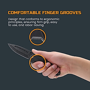 Lichamp Tactical Folding Pocket Knife for Men, 6-Pack Flip Knife Spring Assisted Opening, Sharp Pocket Knife with Clip for Camping, Hunting, Hiking, Indoor and Outdoor Activities