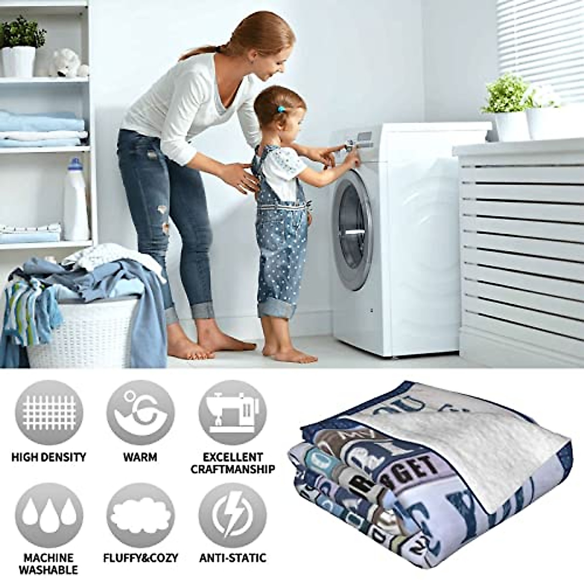 Gifts for Boyfriend, Boyfriend Blanket from Girlfriend 50''x60'', Boyfriend Birthday Gift Blanket for Boyfriend Gifts Soft Cozy Flannel Throw Blanket for Boyfriend