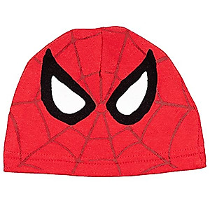 Marvel Avengers Spider-Man Newborn Baby Boys Cosplay Sleeper Gown and Hat 0-6 Months