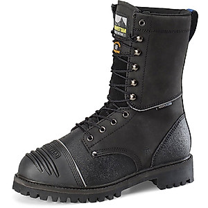 Matterhorn Men's 10" Waterproof NON-Insulated Contourical¬ Internal Metguard Boots, Black, 13 W