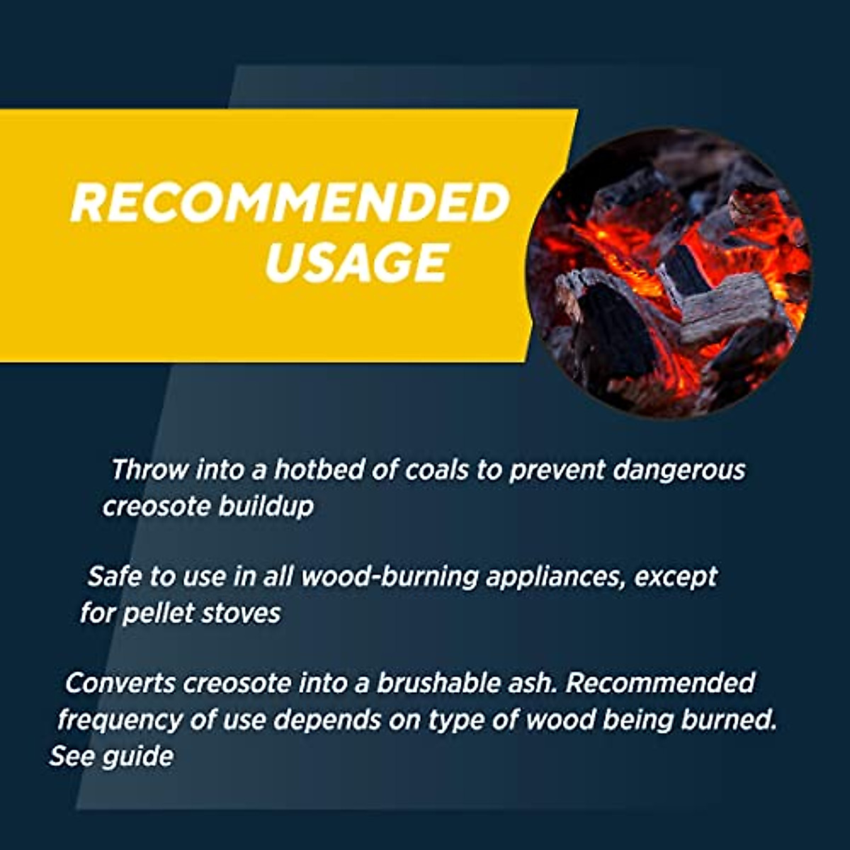 Rutland Creosote Remover, Fireplace, Wood Stove & Chimney Cleaner, 2 lb Tub