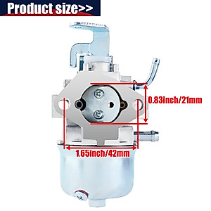 QAZAKY Carburetor Compatible with Toro CCR2000 CCR3000 Snowblower Snowthrower 38130 38180 38180C 38181 38185 38185C 38186 38430 38431 38435 38436 20746C 81-0420 81-4690 95-7935 Mikuni 13200-906B0