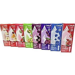 Flavors Cartriges LifeSip, GoSip and FitSip With Electrolytes and Vitamins, No Sugar, Hydrate & Energy, Mixed Flavors Cartridges, Drink Mix, 8-Pack