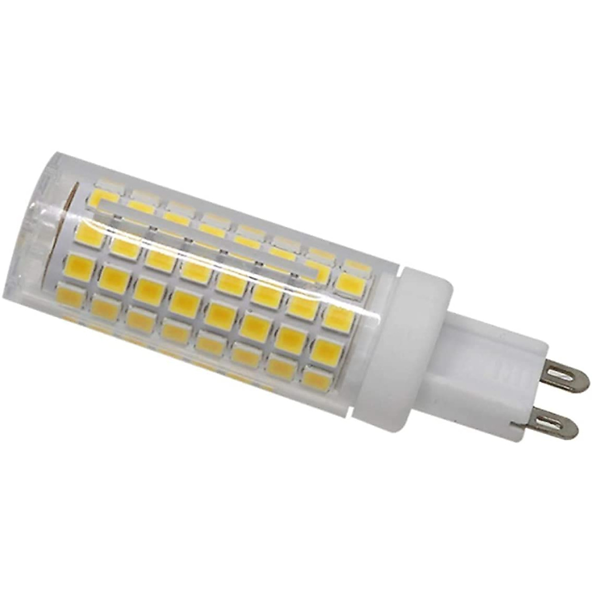 G9 LED Bulb 10W 110V Dimmable LED Corn Light Bulbs 100W Halogen Equivalent, 102 LED 2835, 4000K Natural White, Ceramic G9 Bi-Pin Base for Indoor Home Lighting Chandelier Ceiling Fan, 5 Pack