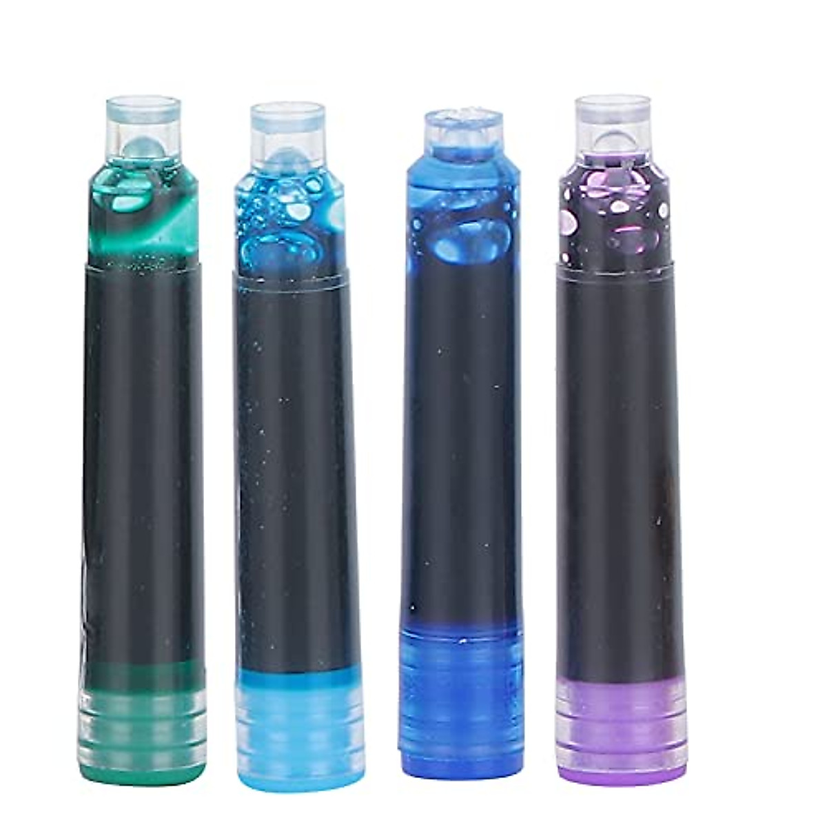 GOWENIC Calligraphy Pen Ink Set, Handcrafted Retro Quill Pen Set Quill Pen for Letter for Writing Gift Cards (Navy Blue)