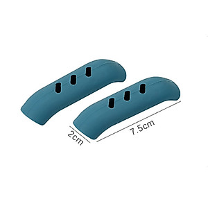 SLKEX 2023 Newst Silicone Anti-Scald Pot Handle Cover, Cast Iron Handle Cover, Pot Handle Covers Heat Resistant, Silicone Handles for Pots (3 Pair Black)