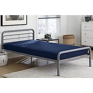 Dorel Home 6 inchTwin Quilted Mattress, Blue