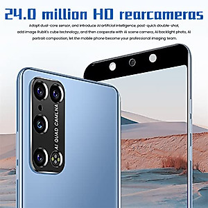 Unlocked Cell Phones, Android 10.0 1080P HD Camera Smart Phone, 1+8GB RAM, Fingerprint Unlocked Smartphones, 5.8inch Touch Screen Dual SIM Card Mobile Cell Phone for Father Mother Birthdays Gift, Blue