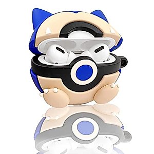 Airpods Pro Case Cover,3D Cute Cartoon Anime Funny for Kids Girls Teens Boys Cover, Soft Silicone Fashion Character Design Airpod Pro Cases