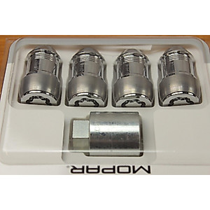 Jeep Grand Cherokee Dodge Durango Ram Pickup Wheel Lock Kit Mopar OEM