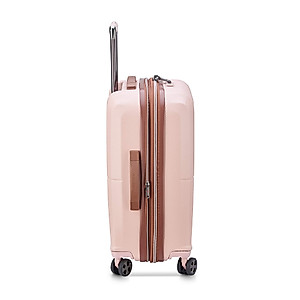 DELSEY PARIS St. Tropez Hardside Expandable Luggage with Spinner Wheels, Pink, Checked-Large 28 Inch