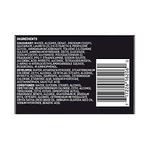 John Frieda Precision Foam Colour, Deep Brown Black 3N, Full-coverage Hair Color Kit, Anti-Fade Gray Coverage, Deep Color Saturation Hair Dye, 1 Application