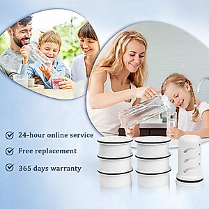 Joogto Water Pitcher Filter Replacement for LifeStraw Water Filter Pitchers and Dispensers.Can Effectively Remove Dirt, Sand, Cloudiness Microplastics, PFAS, 30+ Contaminants From Water