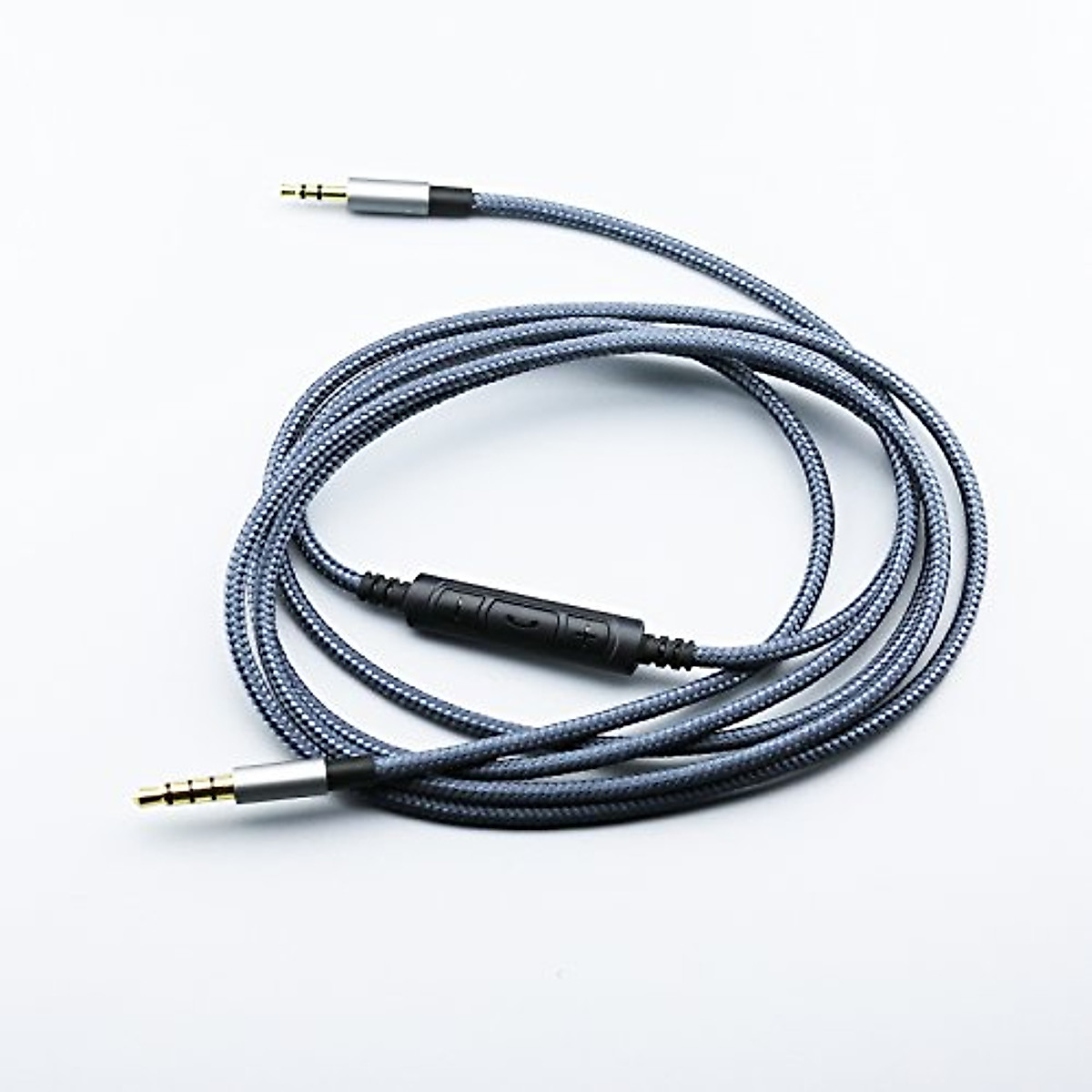 NewFantasia 3.5mm to 2.5mm Male Audio Cable for Bose Noise Canceling 700, QC35, QC35ii, QC45, oe2, oe2i Headphones, Remote Volume Control Mic for Samsung Galaxy Xiaomi Huawei Android Phone