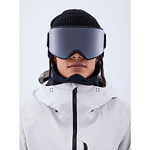 Anon WM3 Womens Goggles + Bonus Lens + MFI Face Mask, Frame: Smoke, Lens: Perceive Sunny Onyx