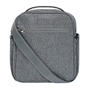 Pacsafe unisex adult 7 Liter Crossbody / - Fits Inch Tablet for Women & Men Metrosafe LS200 Anti Theft Shoulder Bag Color Black 30420100, Black, One Size US