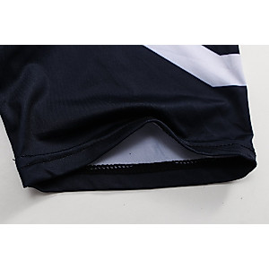 Red Plume Men's Film Super-Hero Series Compression Sports Shirt Running Short Sleeve Tee(Leader C,XXL)