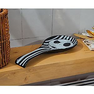 Disney The Nightmare Before Christmas Jack Skellington Ceramic Spoon Rest Holder | Kitchen Organizer For Utensils To Keep Countertop Clean
