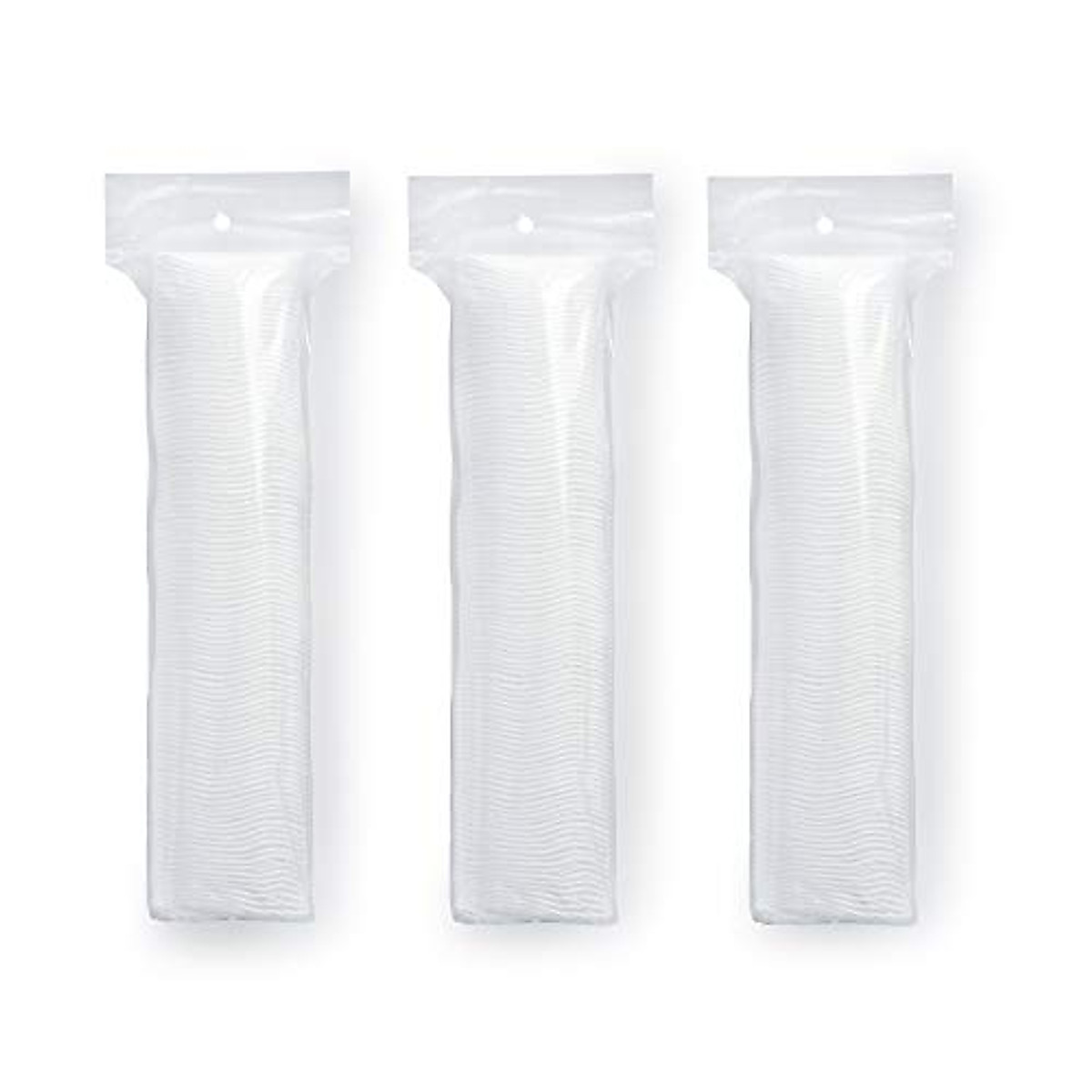 Medline Simply Soft Cotton Rounds (300 Count), 100% Cotton Absorbent and Textured Cotton Pads, Lint-Free