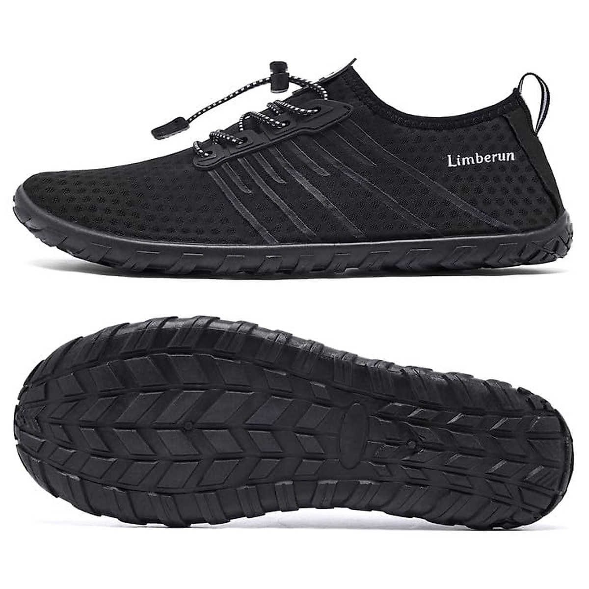 Limberun Water Shoes for Women Men Swim Shoes Beach Shoes Women Men Pool Shoes for Women Water Shoes Stay Comfortable and Protected with Water Shoes Men's Water Shoes Black 11W/10M