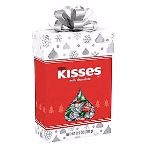 Gift Hershey Chocolate Kisses Solid Milk Chocolate In Gift Box With Bow