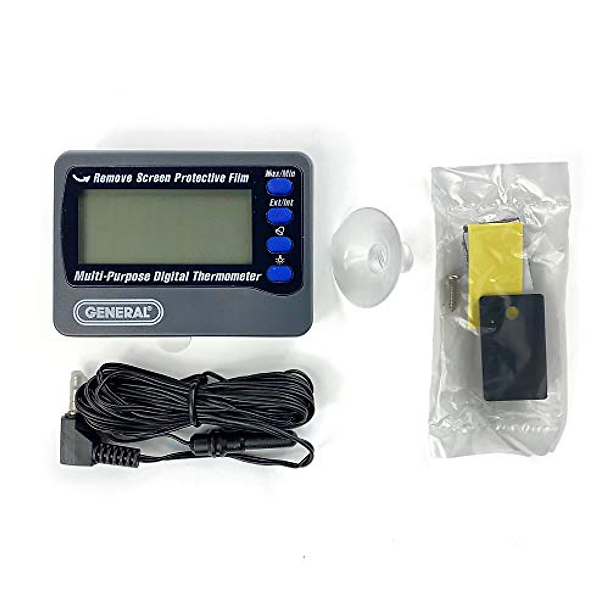 General Tools AQ150 In and Out Aquarium Thermometer with Waterproof Probe