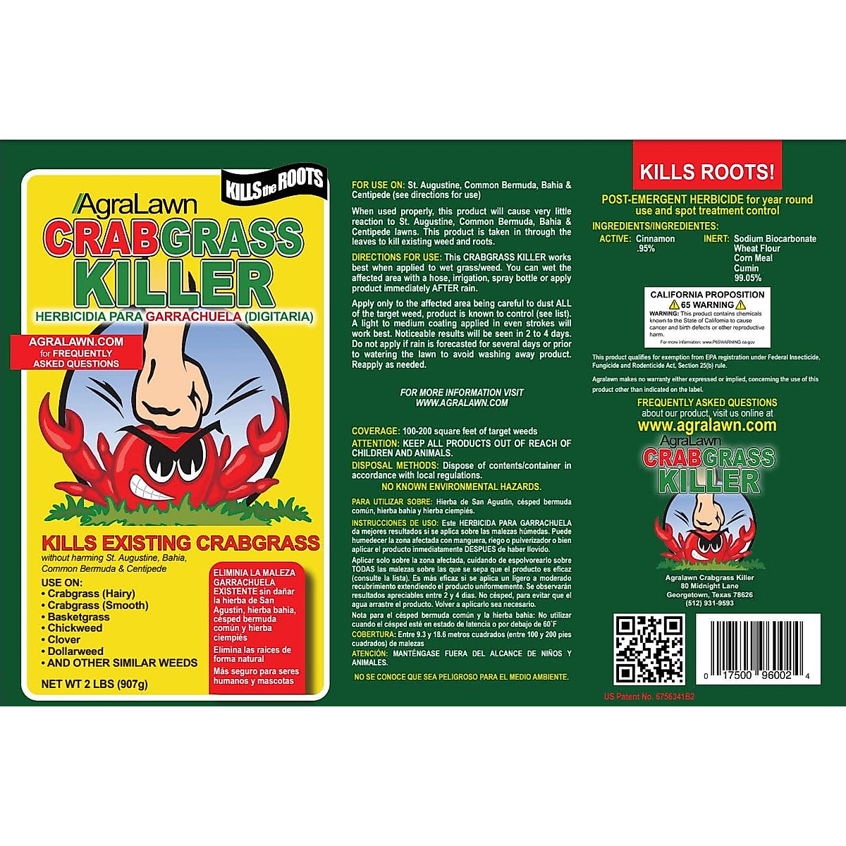 Agralawn Crabgrass Killer (2, Pounds)