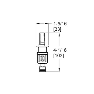 Pfister 9742920 Replacement Part, Black, 3 x 1 x 1"