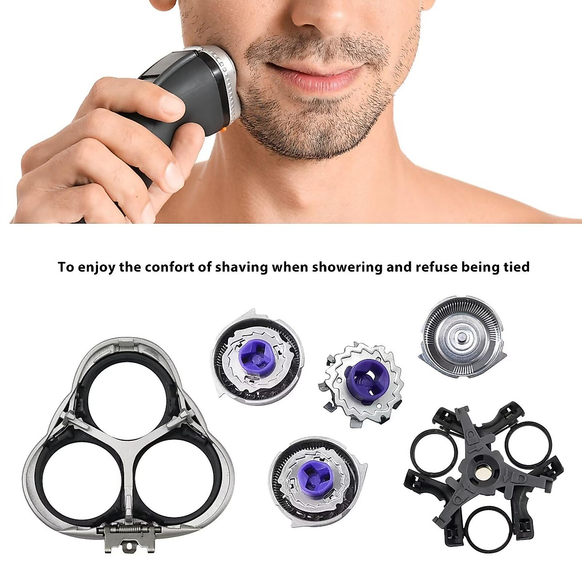 3X Replacement Shaver Head Shaver Blade for Philips Norelco 7950XL,7800XL,7800XLcc, 7810XL, 7380XL, 7360XL, 7350XL, 7345XL, 7340XL, 7325XL, 7315XL, 7310XL