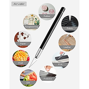 Craft Hobby Knife , Exacto Knife , 2 Knives and 60 Blades with a Bag , Precision Cutter Knife for Cutting Carving Scrapbooking Stencil , Black with Bag