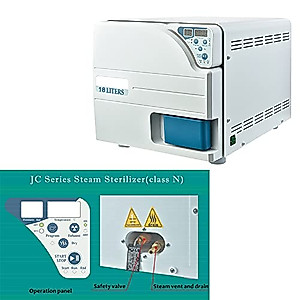 BONEW 18L Digital Desktop Autoclave Steam with High Pressure Drying Function