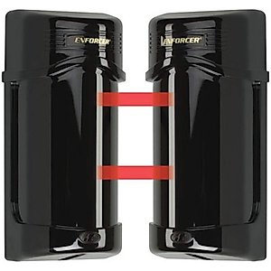 Seco-Larm E-960-D90GQ Twin Photobeam Detector with Laser Beam Alignment, 10ms Interupt Speed, Non-polarized Power Inputs, Anti-frost System, NO/NC Trigger Output, Weatherproof, 650nm Laser Wavelength