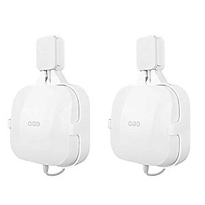Koroao Outlet Wall Mount Holder Only for eero Pro 6 tri-Band mesh Wi-Fi 6 System - eero Pro 6 Wall Mount Bracket by Koroao - Smart and Convenient Cable Arrangement(2-Pack)