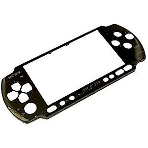 New Replacement Front Top Surface Shell Case Cover Faceplate for PSP 3000 3001 3002 3003 Console Black