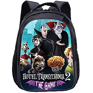 WesQi Boys Girls Hotel Transylvania Waterproof School Bookbag,Casual Knapsack Outdoor Travel Bag for Kids