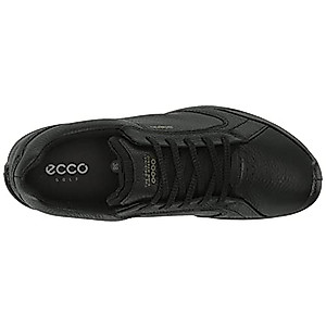 ECCO Women's Hybrid Hydromax Waterproof Golf Shoe, Black, 9-9.5